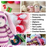 Craftiss Acrylic Yarn for Crochet, 30 Skeins, 1300 Yards, 8s/4, DK ...