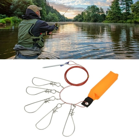ANGGREK Fish Wire Rope Lock, Portable Detachable Fishing Lock Buckle ...