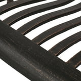 GDF Studio Stassi Outdoor Traditional Cast Aluminum Bench, Bronze ...