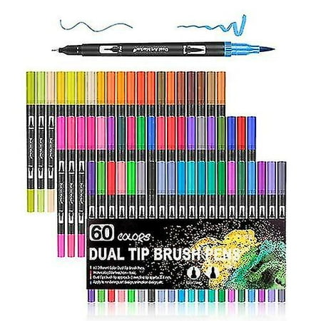 Dual Tip Brush-pen Set -professional Markers | Walmart Canada