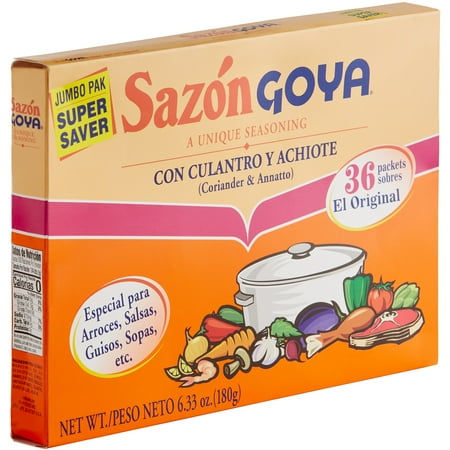 Goya 6.33 oz. Sazon Seasoning Packets - 36/Box - Walmart.ca