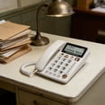 Large Button Corded Telephone With Caller And Adjustable Volumes For ...