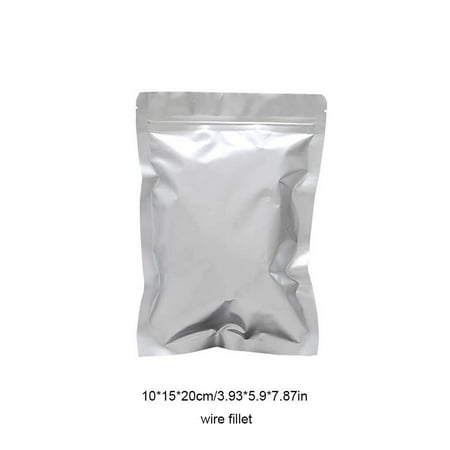 serony 100Pcs Food Storage Pouch Resealable Package Bags Dry Fresh ...