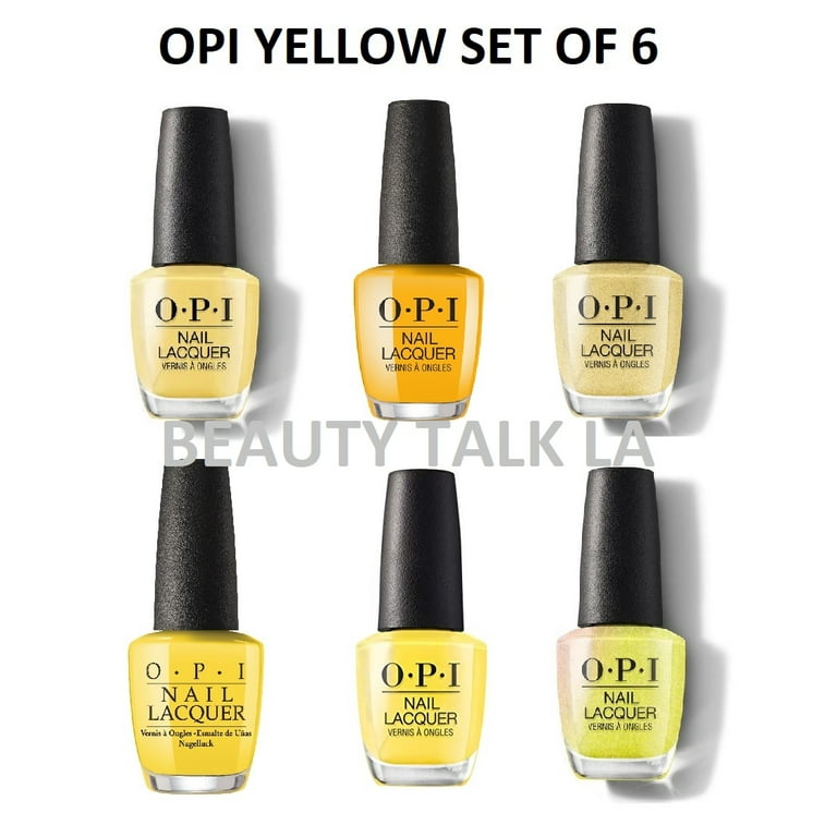 Opi Nail Polish Yellow