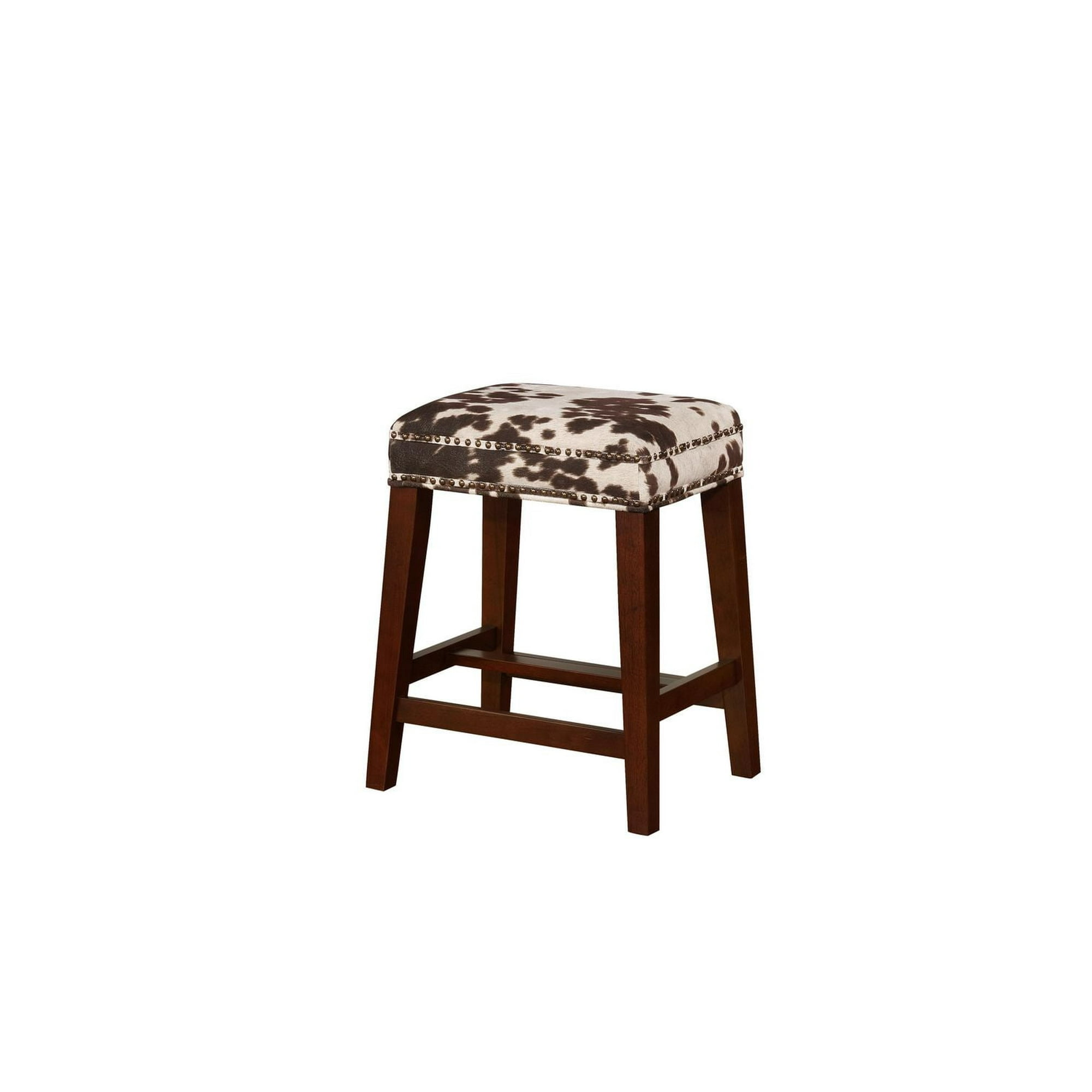 Click here for Linon Carter Brown Cow Print Counter Stool prices