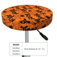 Bar Stool Covers Round, spider web halloween Bar Stool Cushion Covers ...