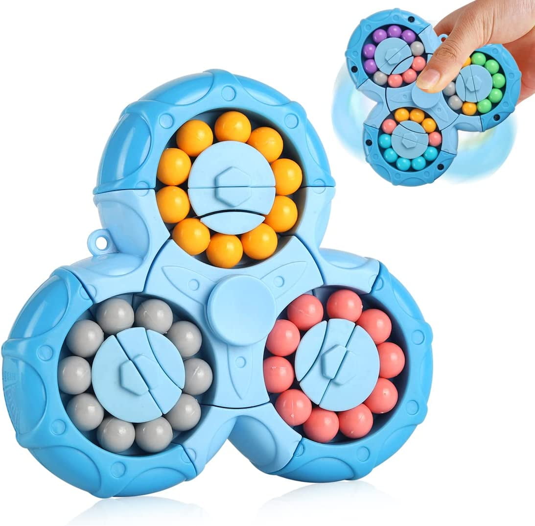 TAZEMAT Fidget Toys Pop Fidget Spinners Puzzles Rotating Magic Bean for ...