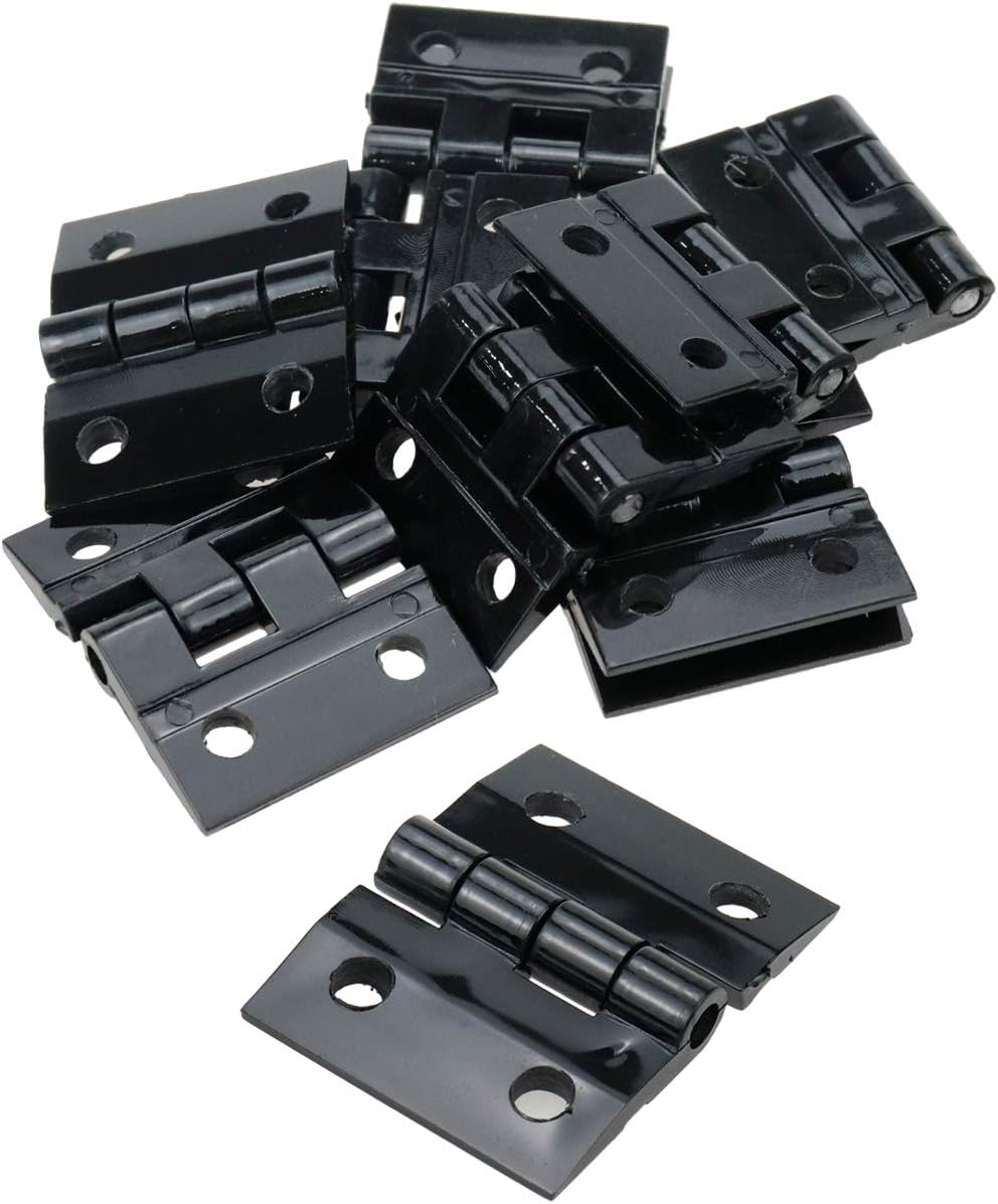 10Pcs Acrylic Hinge 1.4"x1" Plastic Small Hinge Mini Hardware Folding ...
