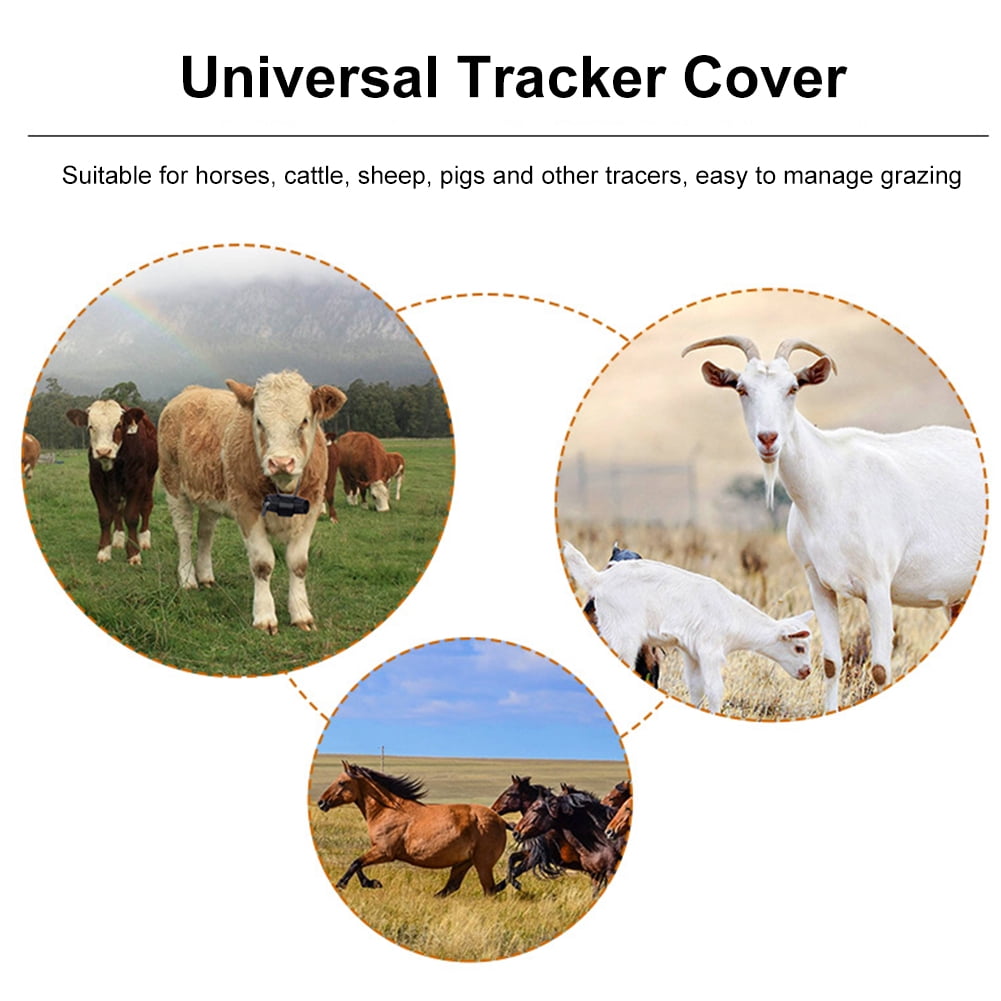 Cattle Sheep GPS Tracker Collar Animal Grazing Anti Lost Bag Universal ...