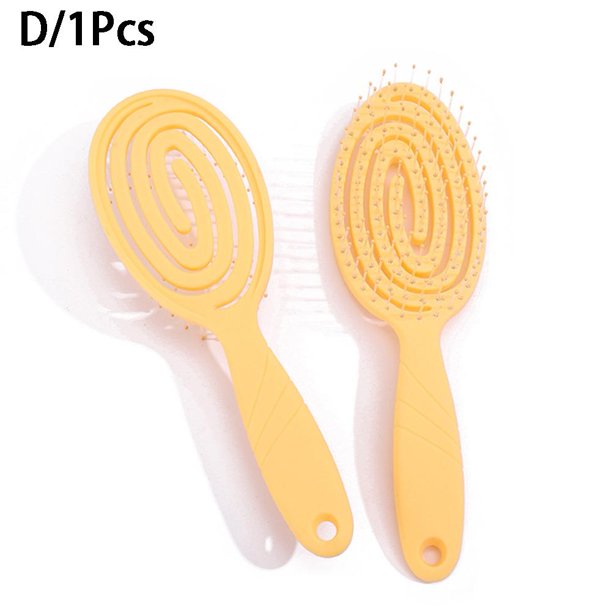 Plastic Hollow Non Knotting Hair Combs Soft Tooth Comb GXxpa to Hair ...