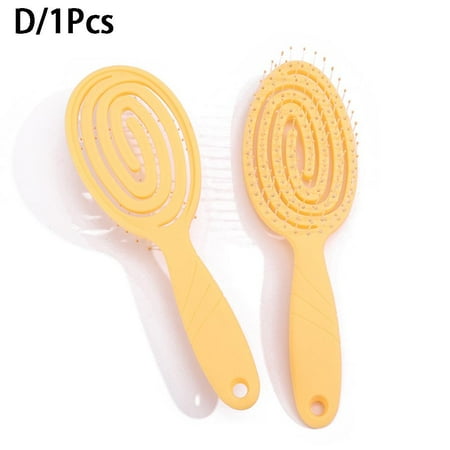 Plastic Hollow Non Knotting Hair Combs Soft Tooth Comb GXxpa to Hair ...