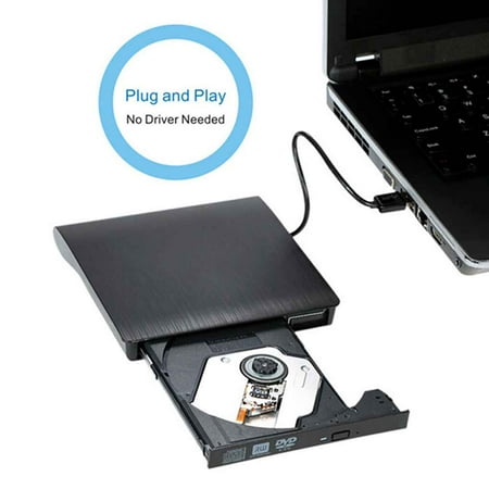 External Slim USB 3.0 DVD-ROM External Slim USB Optical Drive CD DVD ...