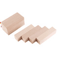 5 Pcs Carving Wood Blocks Whittling Basswood Unfinished Set for ...