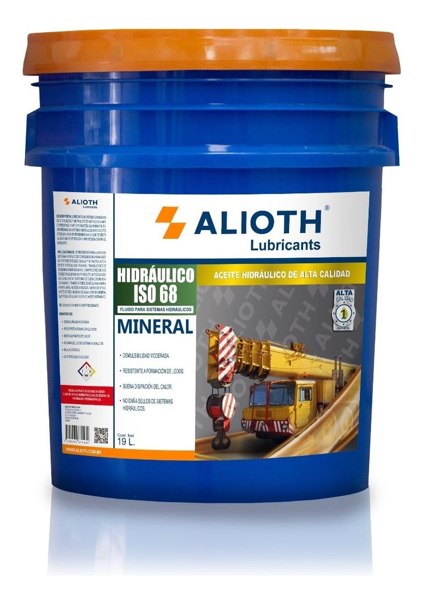 HIDRAULICO FLUIDO SISTEMAS HIDRAULICOS - ISO 68 – AW MINERAL Alioth ...