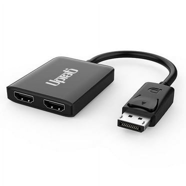 DisplayPort to Dual DisplayPort Splitter Adapter 4K60Hz for Dual ...