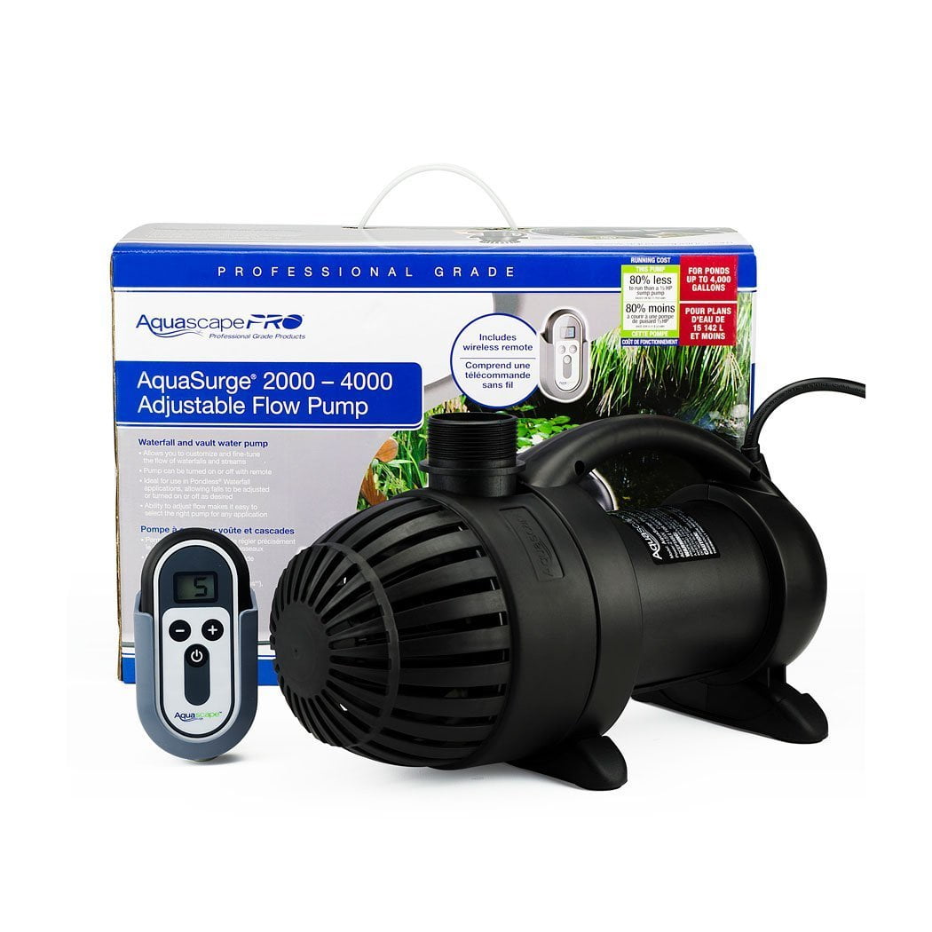 Aquascape 45009 AquaSurge Adjustable Flow Pond Pump 2000-4000 - Walmart.com
