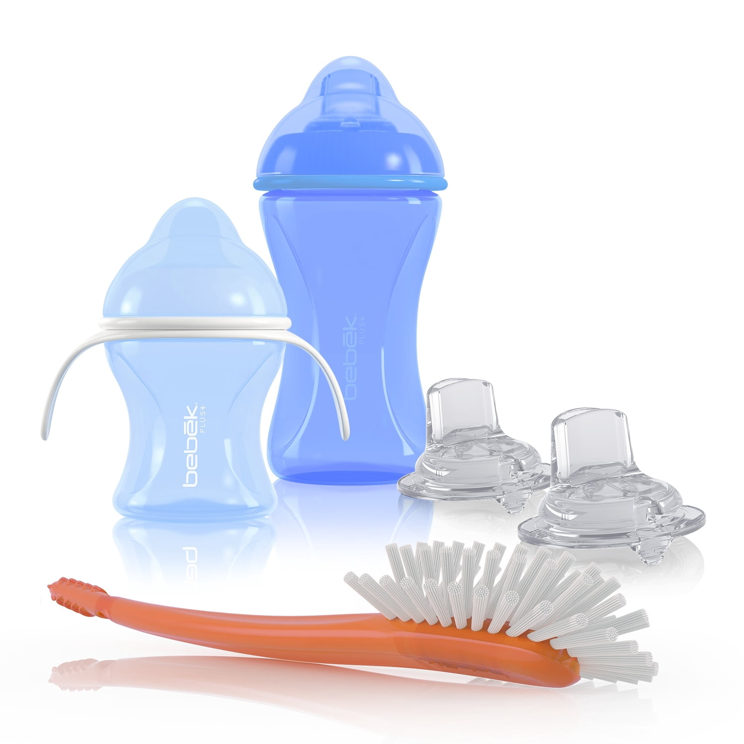 Bebek® (1) Soft 8oz and (1) Flexible Spout 5oz Baby Cup with extra ...