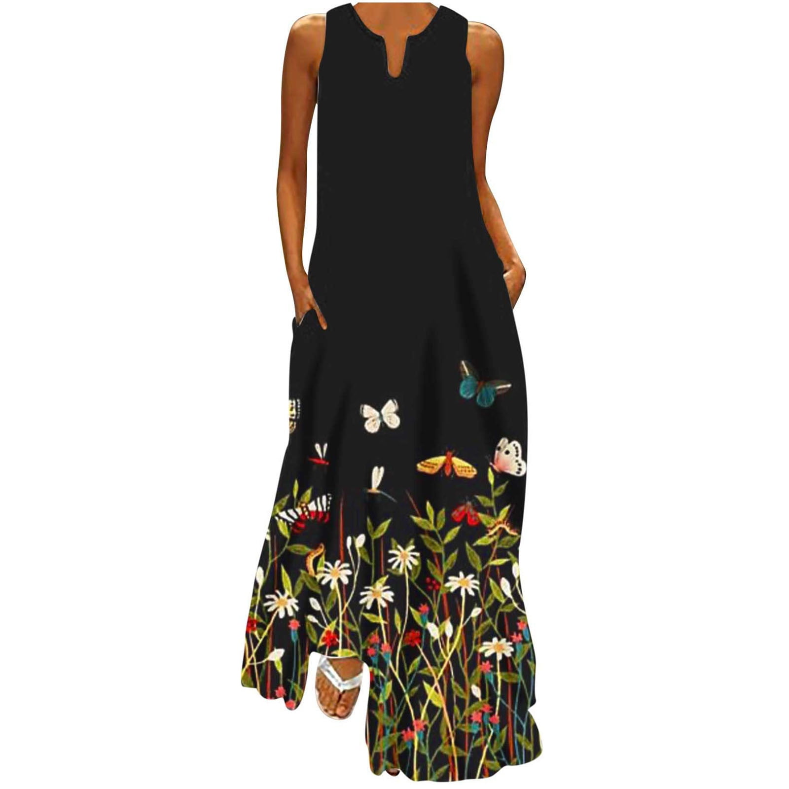 Summer Savings Clearance 2023 Loopsun Womens Summer Dresses Fashion