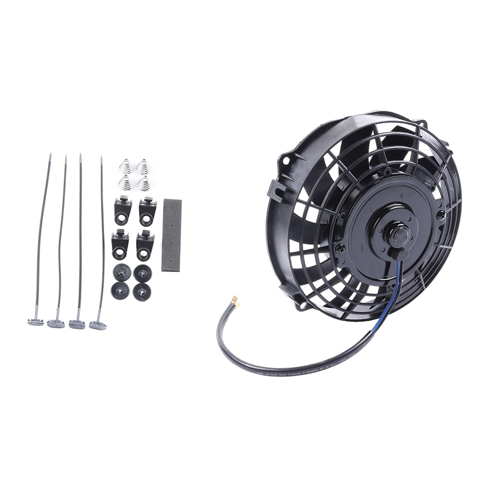 CCIYU 7Inch Universal Slim Radiator Cooling Fan Push Pull Electric 12V ...