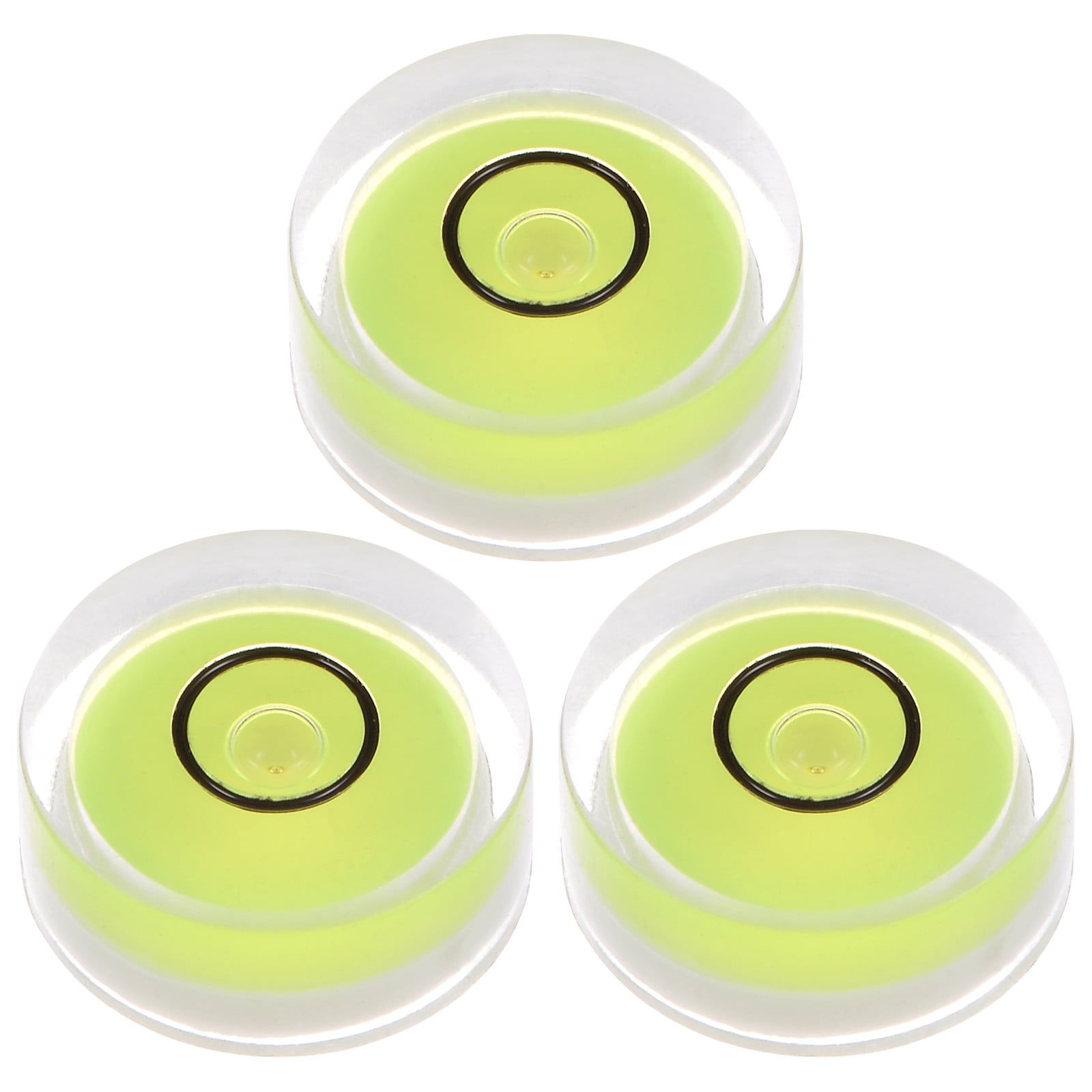 3 Packs Round Bubble Level 15x6mm Mini Circular Bullseye Spirit Levels ...