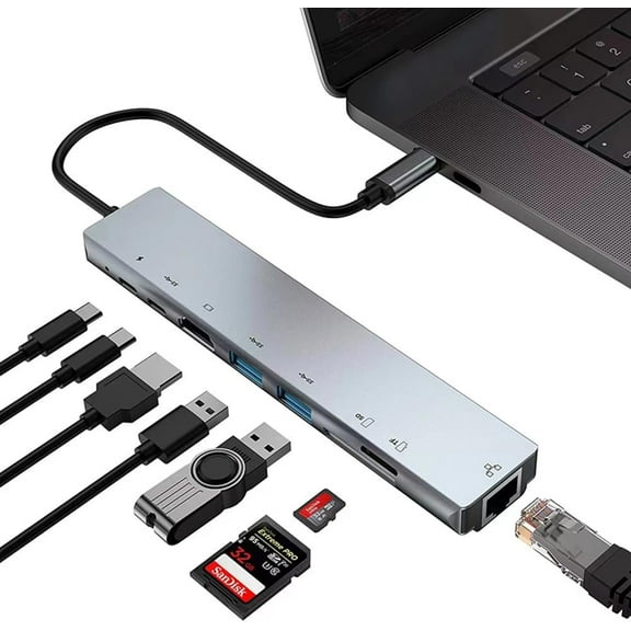 Lenovo ThinkPad USB-C Dock, Dual Monitor Support, VGA, Multiple ...