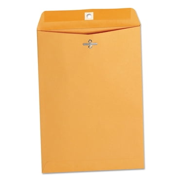 Kraft Clasp Envelope, 28 lb Kraft Stock, #97, Square Flap, Clasp/Gummed ...
