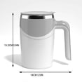 Automatic Stirring Coffee Mug, One Button Reusable Mixing Cup for Tea ...