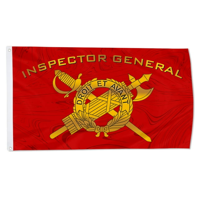 Cayyon Inspector General Flag 3x5Feet Military Banner with 2 Brass ...