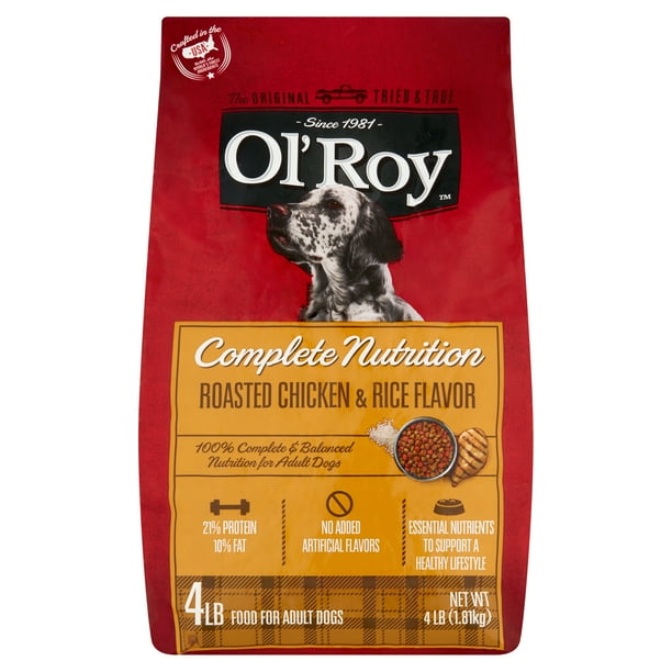 Ol' Roy Complete Nutrition Roasted Chicken & Rice Flavor Dry Dog Food ...