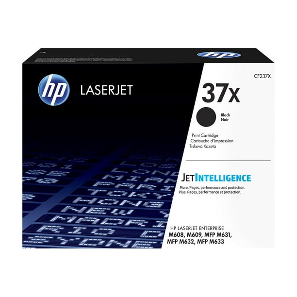 HP 37X - High Yield - black - original - LaserJet - toner cartridge ...
