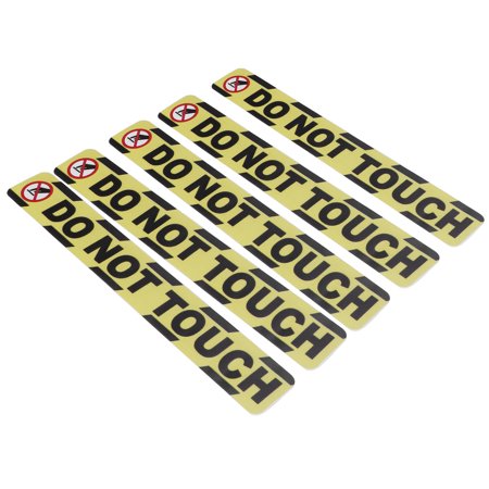 Warning Sticker, Safe And Non-, Do Not Touch Sticker, Non-fading Bright ...