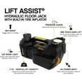 Hyperion Lift-Assist 12V Portable Hydraulic Floor Jack with Tire ...