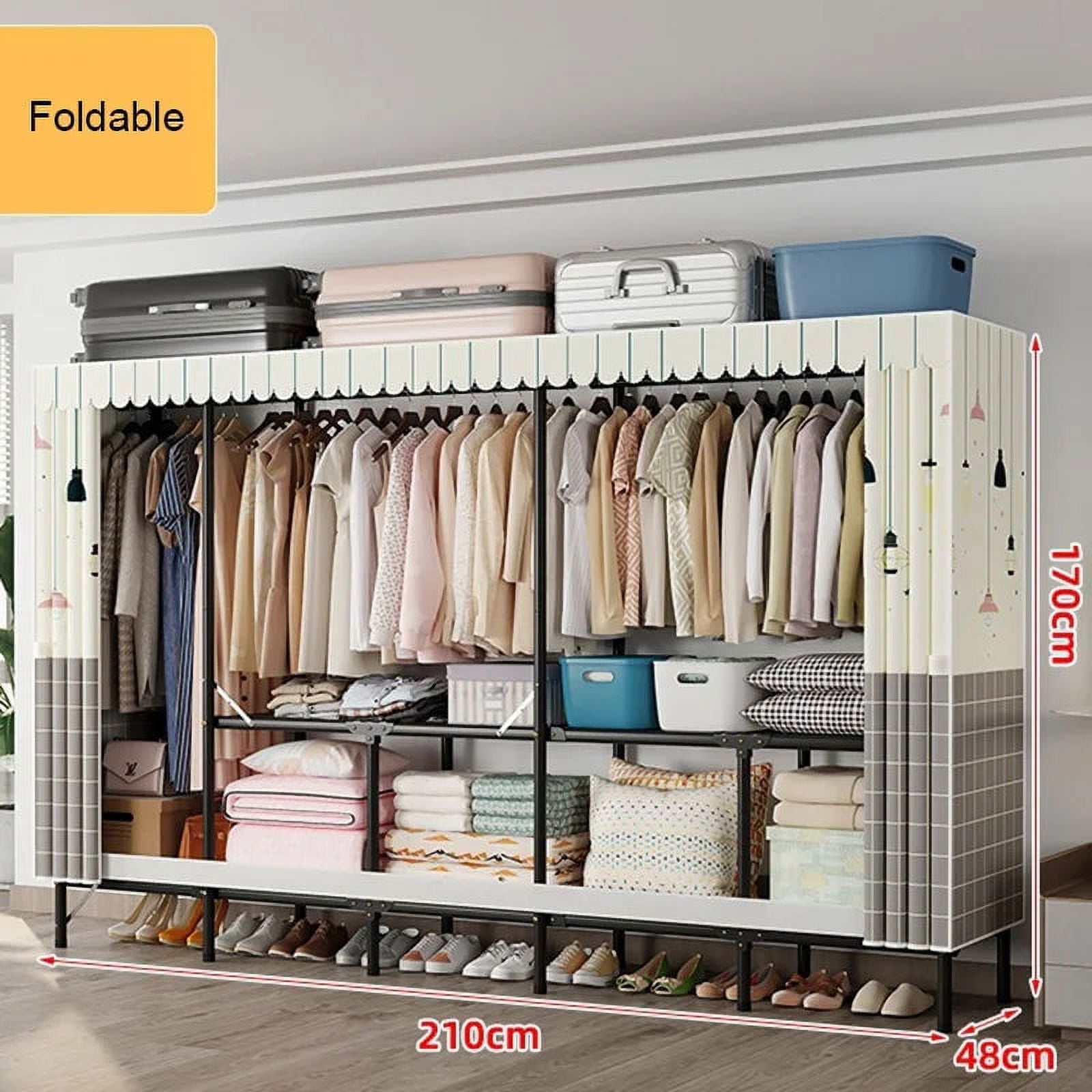 Storage Locker Dressers Folding Portable Cabinets for Living Room ...