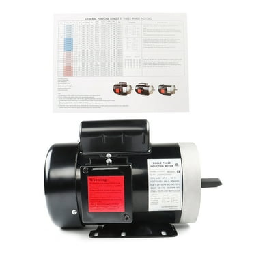 Air Conditioner Condenser Fan Motor Totally Enclosed (TENV) 1/2 HP 230 ...