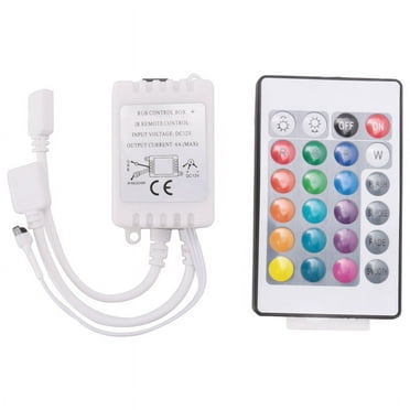 Daofin 44 Key RGB LED Strip Light Remote Controller Wireless Dimmer IR ...