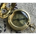 Antique Vintage Brass Pocket Compass Brass Nautical Compass Marine ...