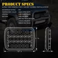 Xprite 5X7" LED Headlights with High/Low Beam and DRL for Classic ...