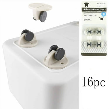 NUOLUX 4pcs Self Adhesive Caster Wheels 360 Degree Swivel Mini Adhesive ...