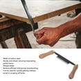 Yajisi 4" Dual Wooden Handle Draw Shave Tool – Carbon Steel Blade ...