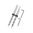 12Pcs Four Slot Round Shank Drill Bit Stainless Steel Twist Drilling ...
