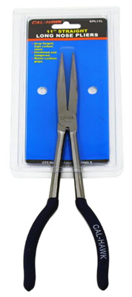 Cal Hawk Tools 11" Straight Long Nose Pliers - Walmart.com
