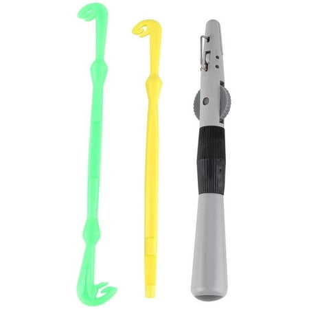 Single & Double Hook Fast Knot Tyer Tool+ Fishing Hook Tier, Quick Nail ...