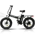 COLORWAY 20”X3.0 Fat Tire Electric bicycles, Foldable Mountain Snow ...