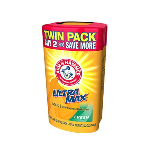 Arm And Hammer Ultramax Solid Antiperspirant And Deodorant, Fresh - 2.6 ...
