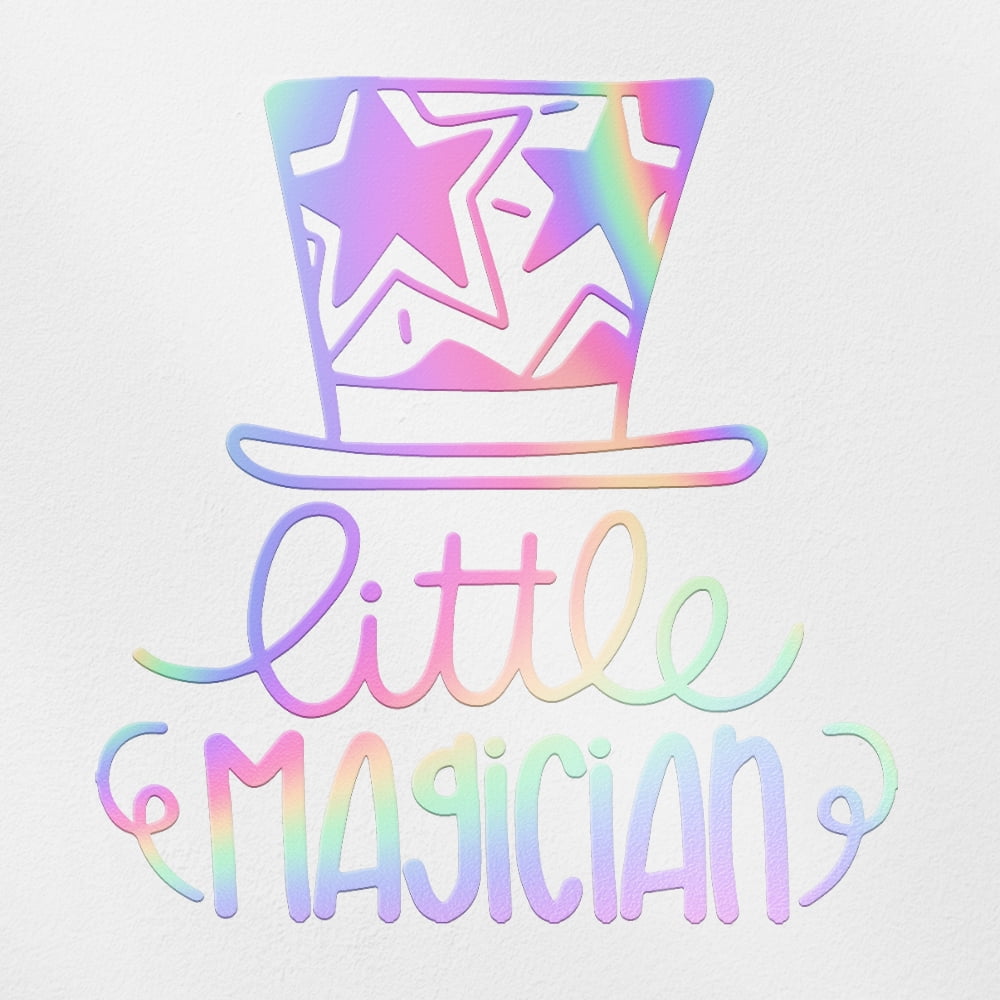 Transparent Decal Stickers Of Little Magician (Hologram) Premium ...