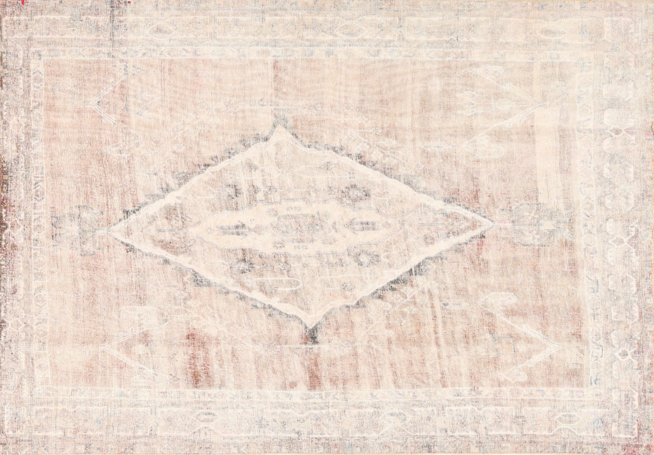 Ahgly Company Indoor Rectangle Traditional Desert Sand Beige Persian ...