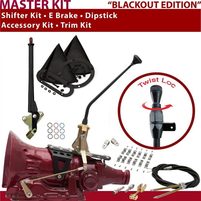 American Shifter 700R4 Shifter Kit 12 in. E Brake Cable Clamp Clevis ...