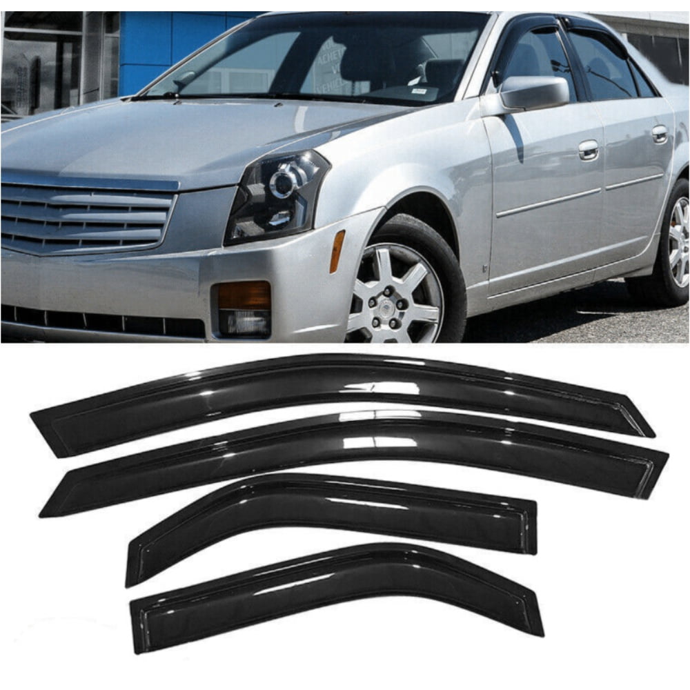 For 03-07 Cadillac Cts Sedan Window Visor Vent Sun Rain Deflector Guard ...