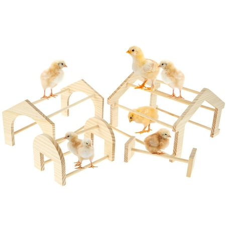 4Pcs Chicken Perches Pine Chicken Roosting Perch Strong Chick Perch ...