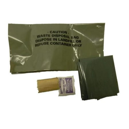 The Go Anywhere Waste Kit Military WAG Bags - Walmart.com
